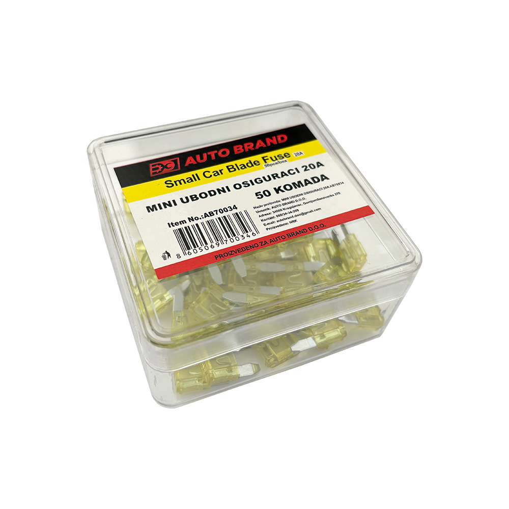 (378) Osiguraci Mini Ubodni 25A - Tatika